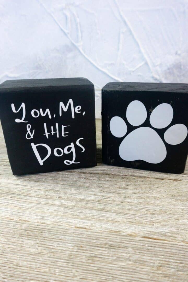 DIY Dog Sign: Super Cute You, Me & the Dog's - House that Barks