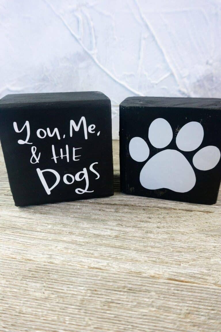 DIY Dog Sign: Super Cute You, Me & the Dog's - House that Barks