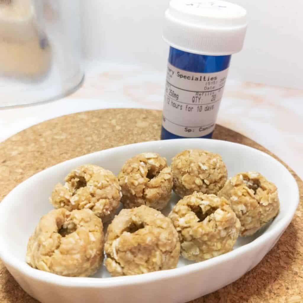 Easy No Bake Homemade Pill Pocket Meatballs for Dogs - House that Barks